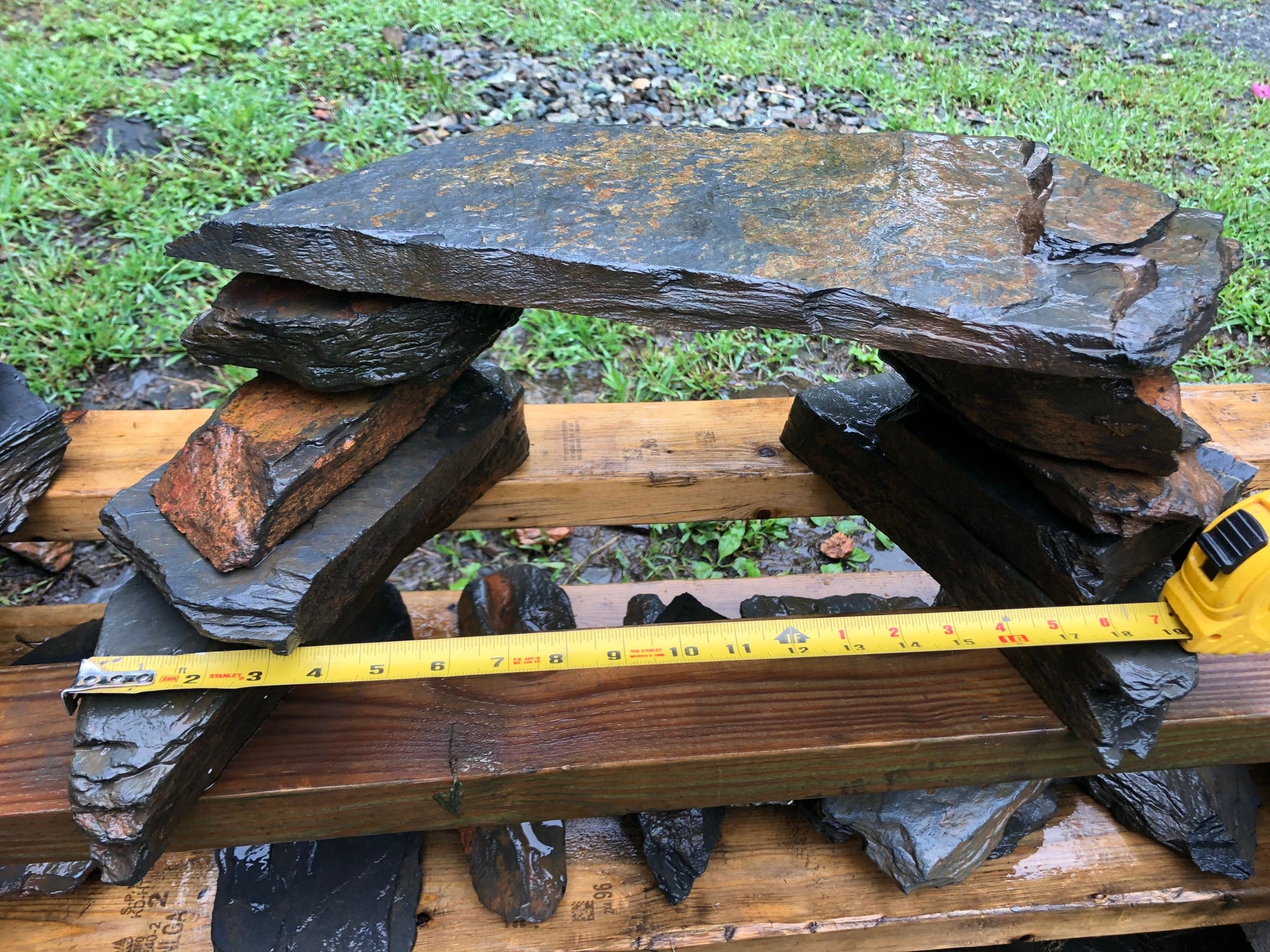 20 pounds Natural Slate Stone | Wholesale – The Clean Slate Company