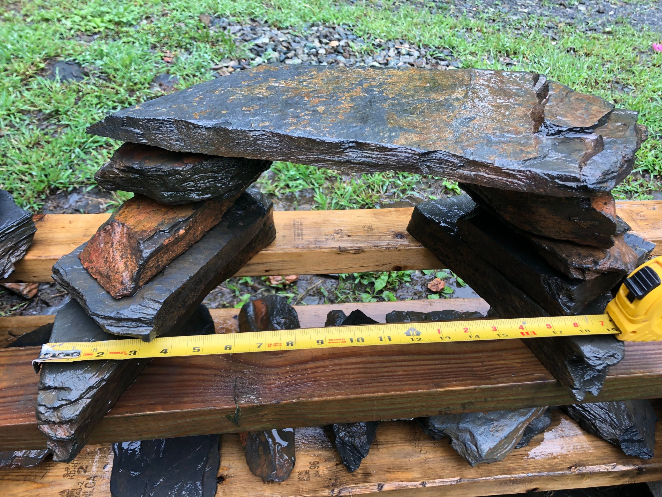 Extra Large | Natural Slate Rock Cave Basking – The Clean Slate Company